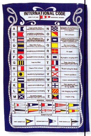 Tea Towel - International Code Flags – The Navigation Centre ...